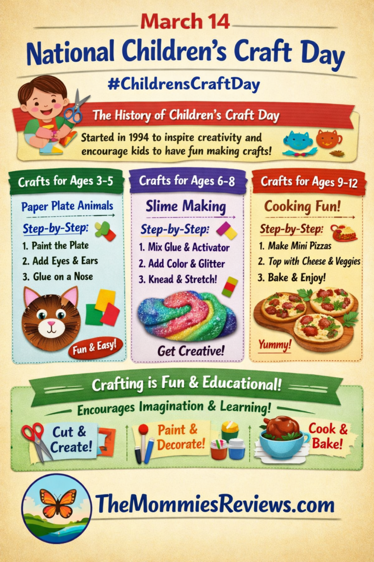 March 14 — National Children’s Craft Day - The Mommies Reviews